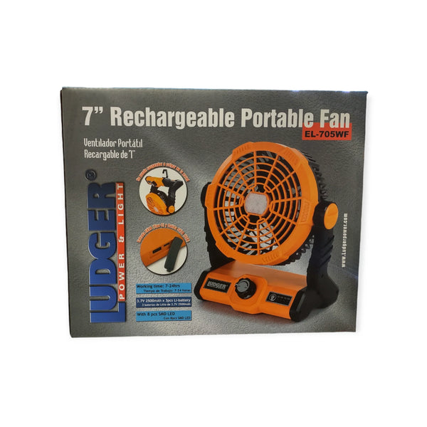 Abanico recargable 7” Ludger EL705WF – Palacio de Oro