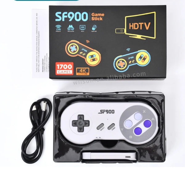 Consola SNES SF900 Game Stick 1700 juegos incluido 4k – Palacio de Oro